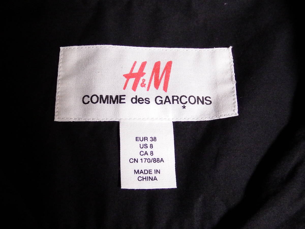 Yahoo!オークション - H&M×コムデギャルソン コラボ 長袖シャツ ブラ...