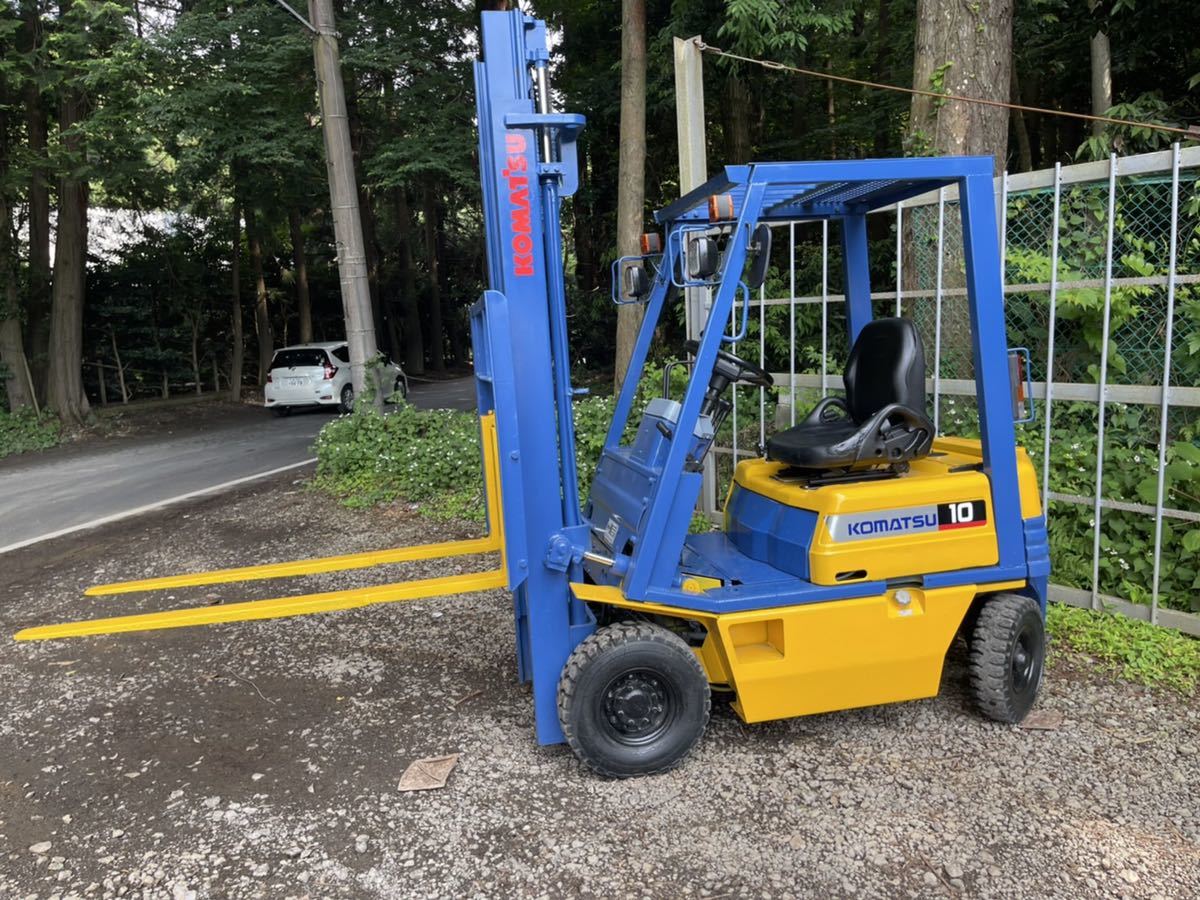 Yahoo!オークション - KOMATSU フォークリフト FG10−15 メンテ済 オー...