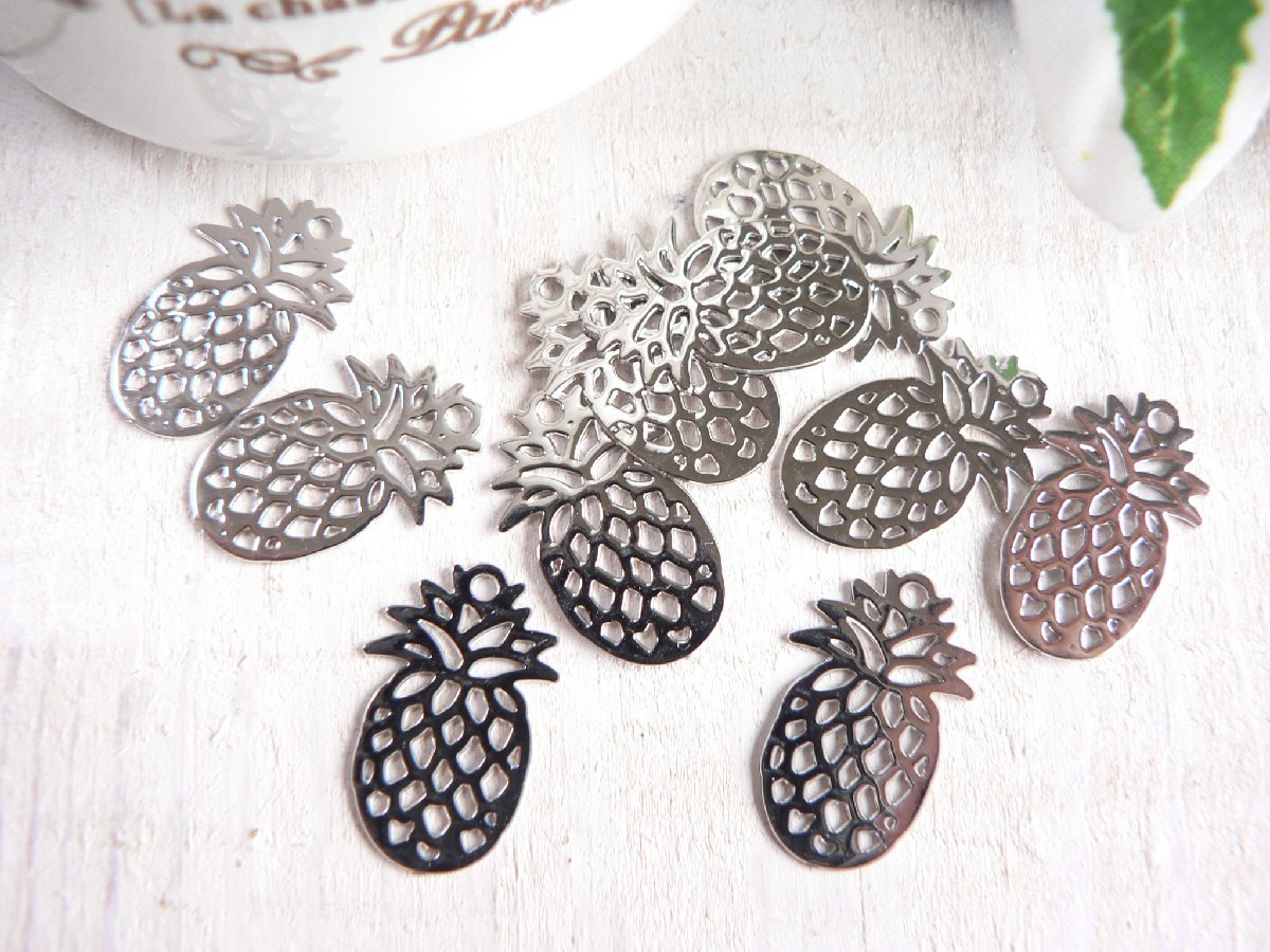 Yahoo!オークション - チャーム パイナップル パイン 10個入 （♯2751...