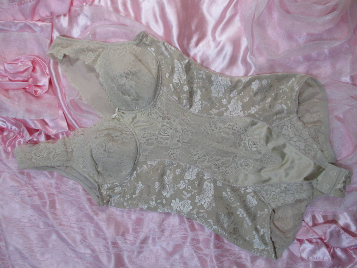 Yahoo!オークション - 2696 ボディースーツ 補正下着 大きいサイズ B90...