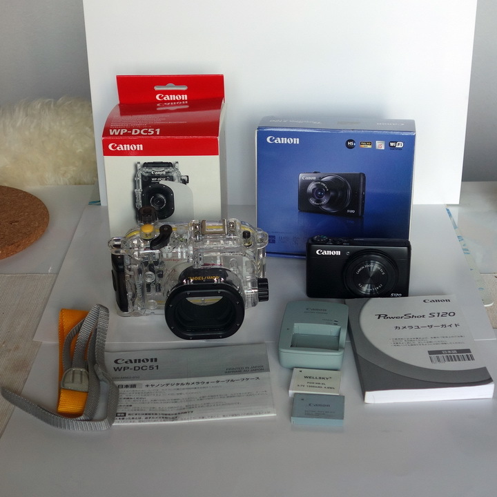 Yahoo!オークション - キャノン Canon PowerShot S120 ウォータープル...