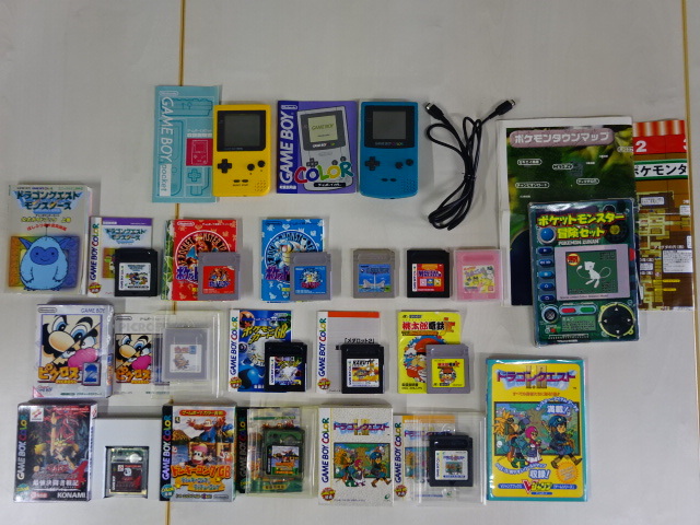 Yahoo!オークション - 12375 ゲームボーイ 本体2台(ポケット黄/カラー...