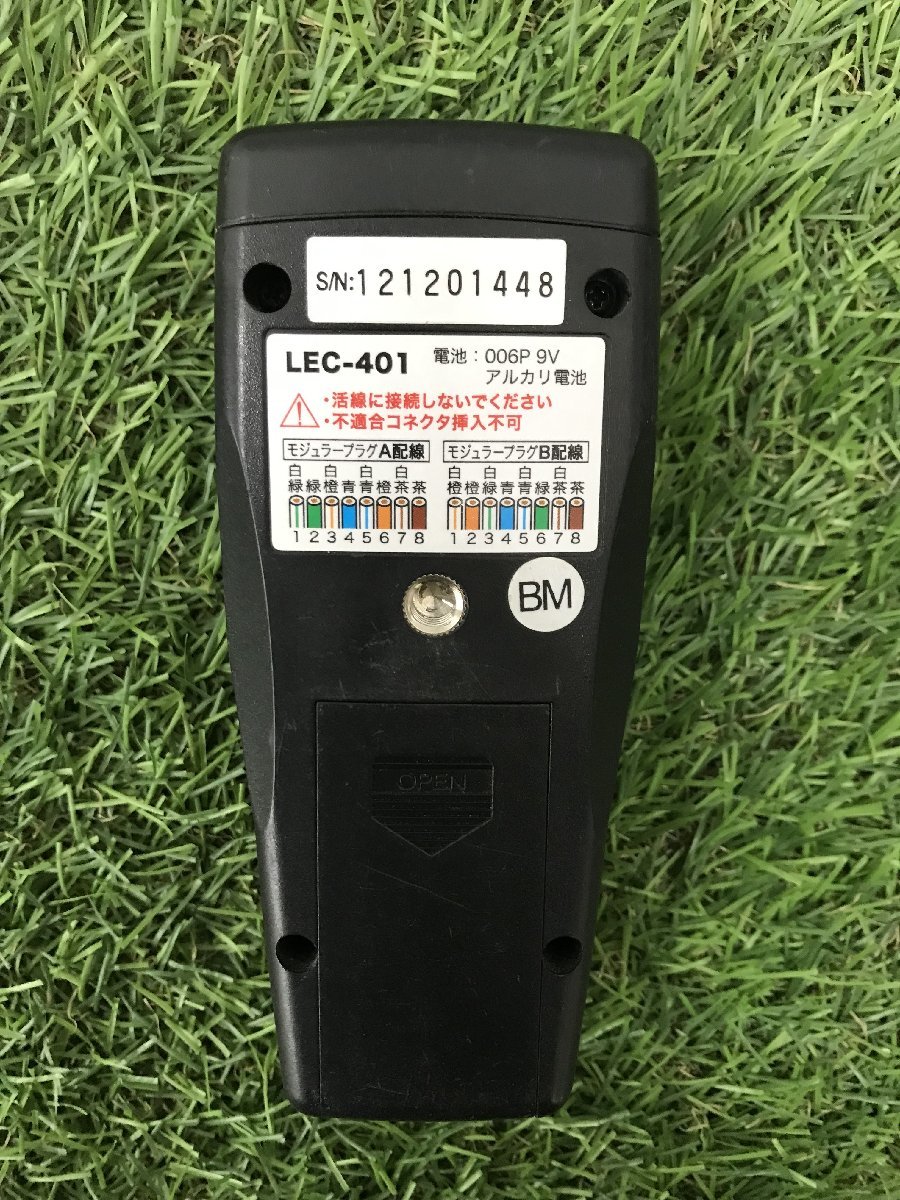 Yahoo!オークション - ジェフコム LANケーブルチェッカー LEC-401 ITJ9...