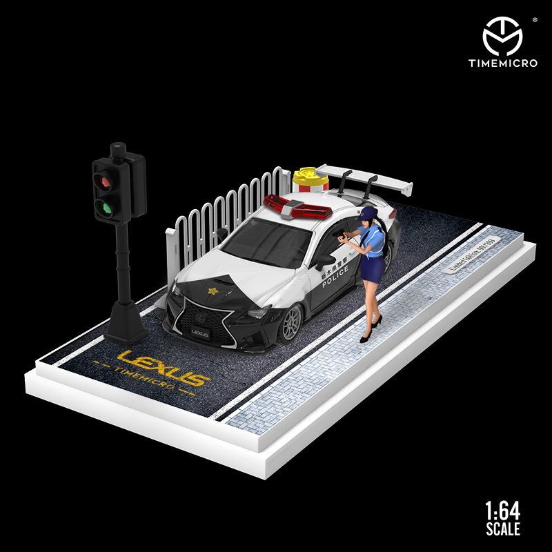 Yahoo!オークション - 1/64 TM TIMEMICRO レクサス LEXUS RCF パトカー...