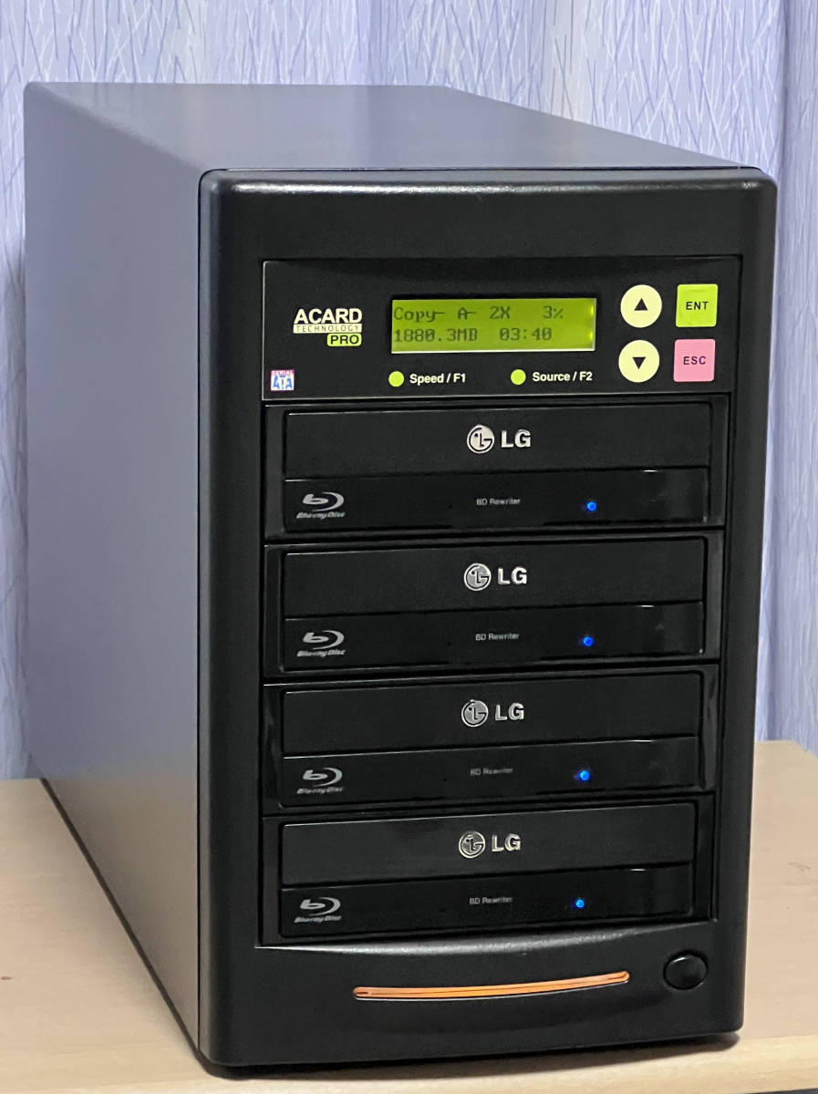 Yahoo!オークション - ACARD DVD・BDデュプリケーター BDx4+HDD1TB/動...