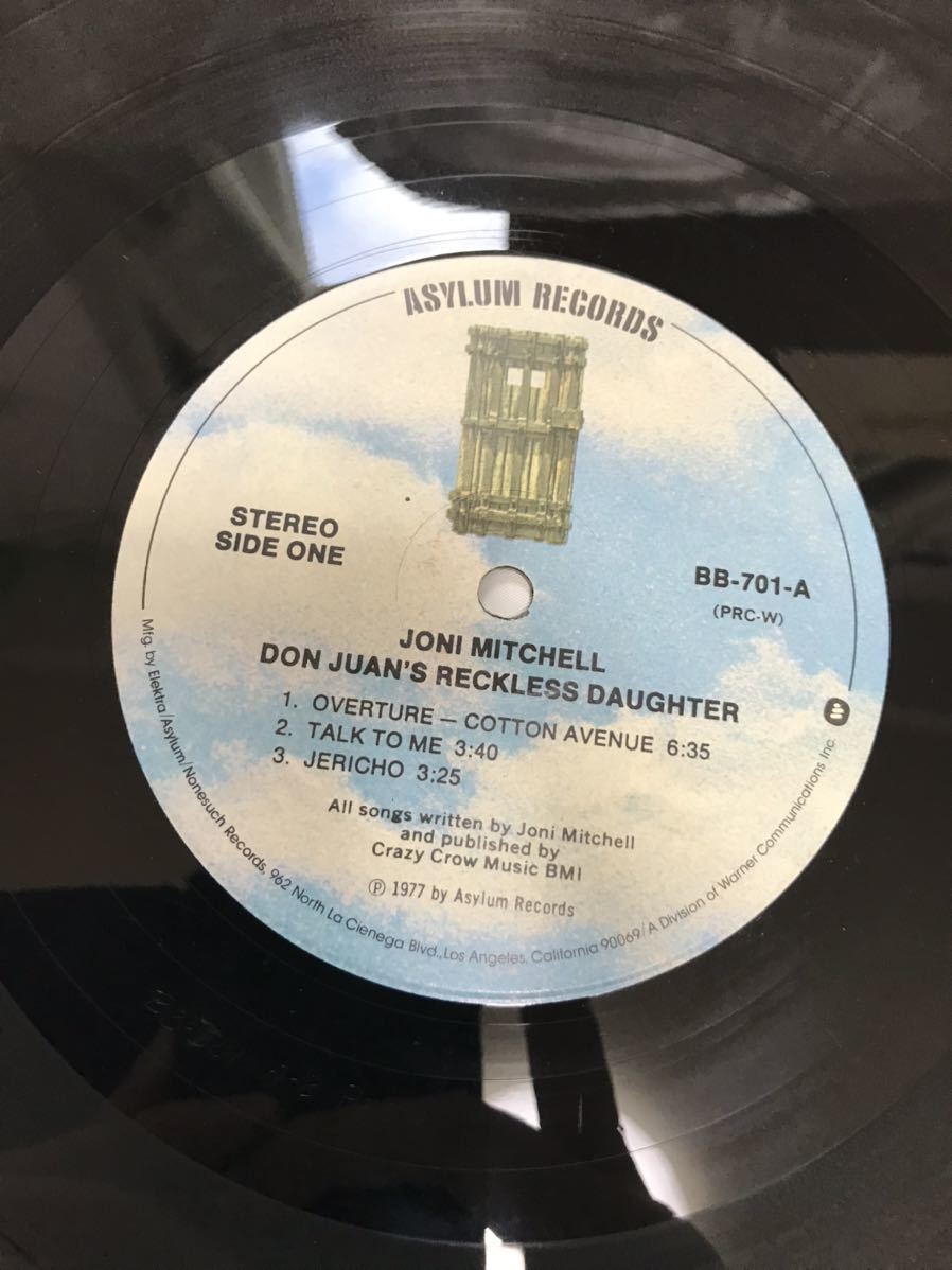 Yahoo!オークション - Y346 LP レコード JONI MITCHELL Don Juan's Re...