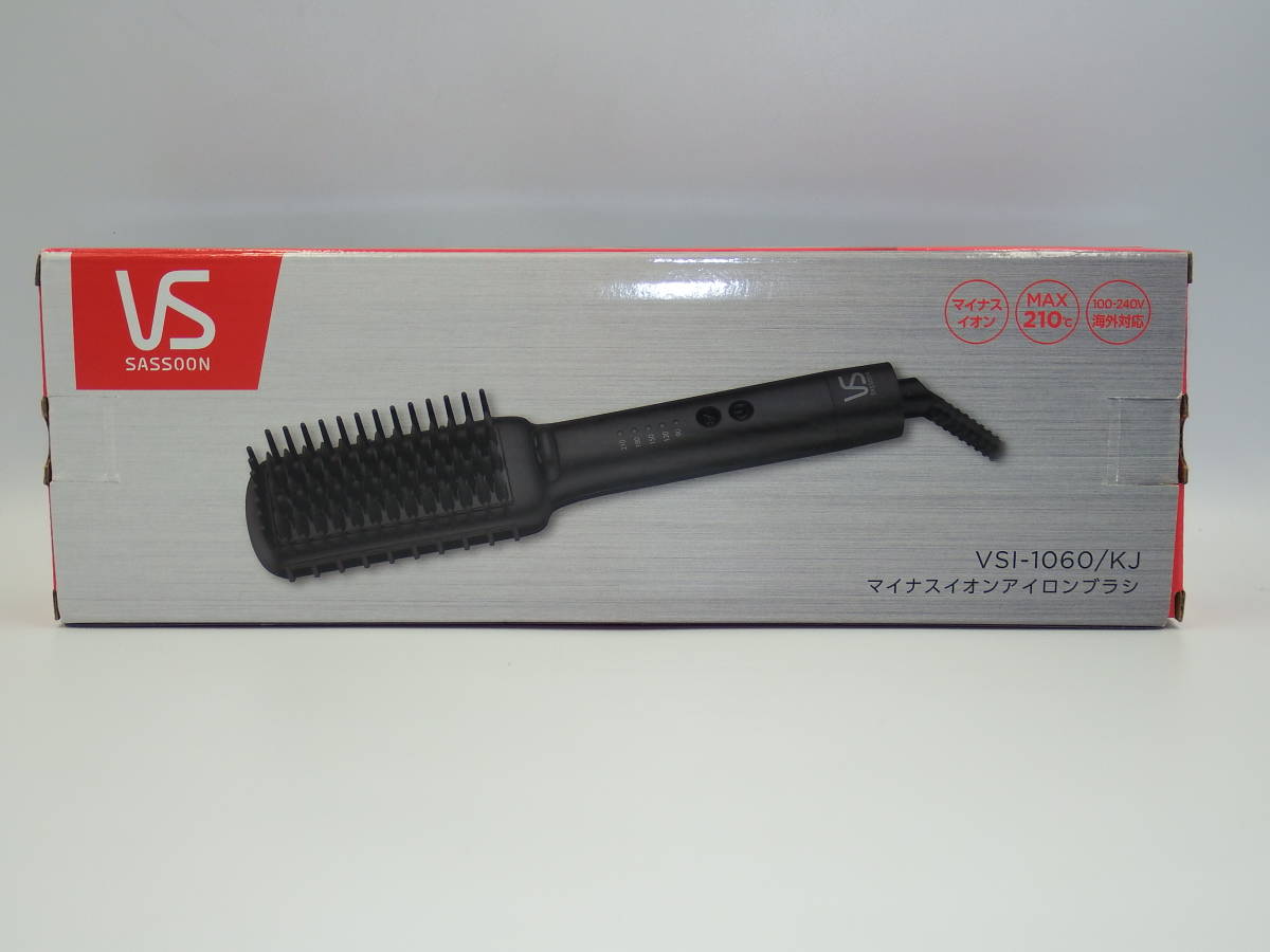 代購代標第一品牌－樂淘letao－ VS SASSOON/VS/ヴィダルサスーン/マイナスイオン/アイロンブラシ/MAX210℃/VSI-1060/KJ/くし/コーム/セラミック