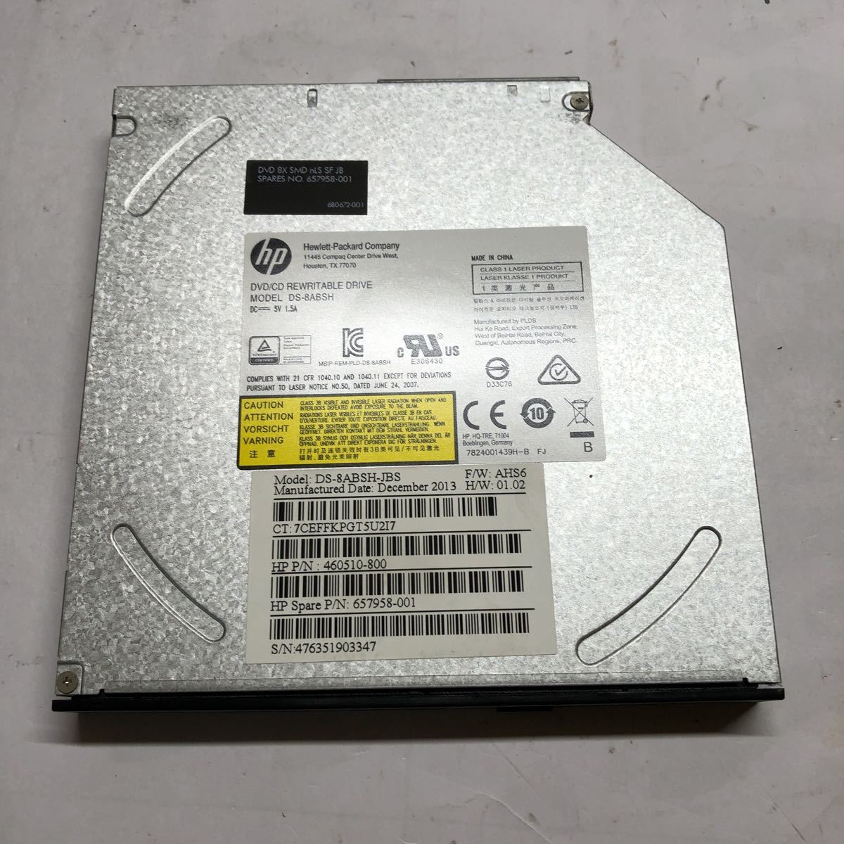 Yahoo!オークション - HP DS-8ABSH DVDスーパーマルチドライブ SATA