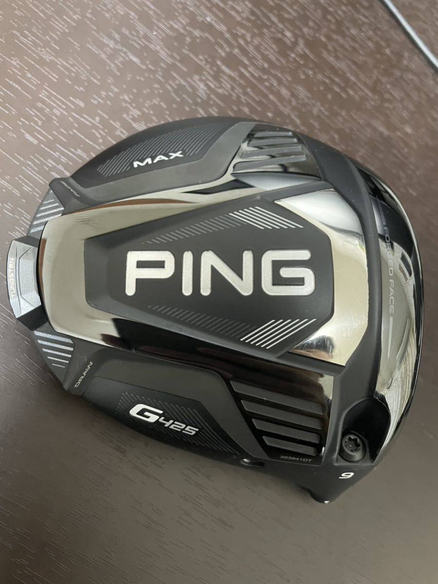 Yahoo!オークション - PING G425 MAX 9度 2020モデル ヘッド単体 HC付...