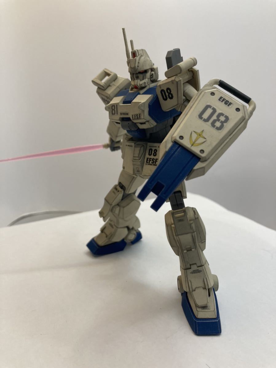 Yahoo!オークション - HGUC ガンダムEz8 全塗装済 完成品 第08MS小隊 R...