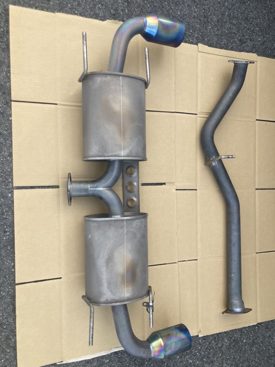 Yahoo!オークション - RX8 se3p RE雨宮 Titan Muffler(チタン マフラー...