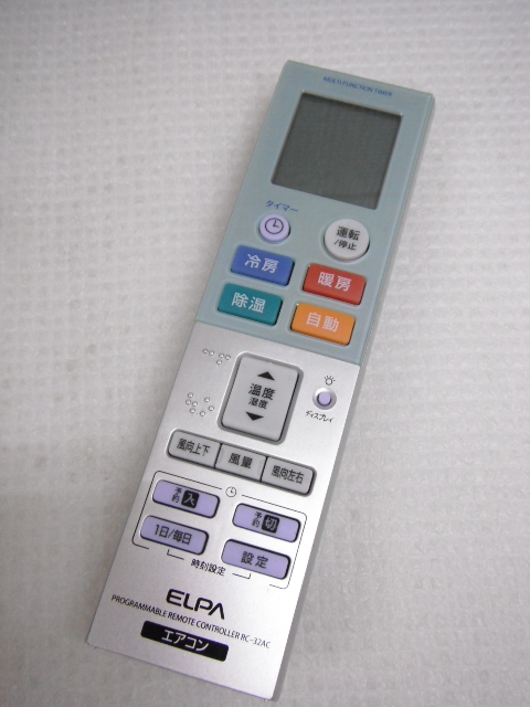 Yahoo!オークション - ELPA エルパ エアコン用リモコン RC-32AC 各社対...