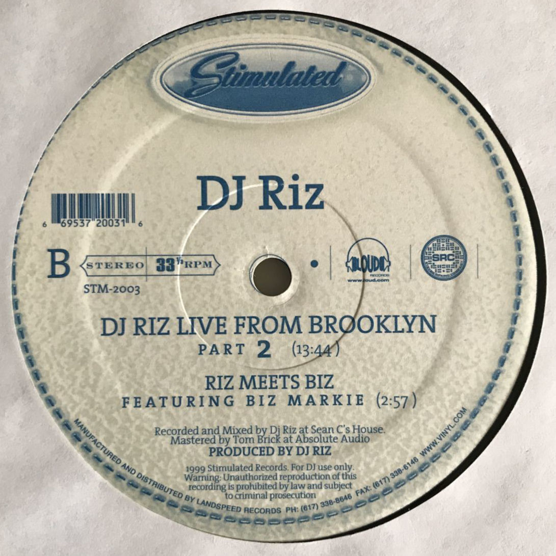 Yahoo!オークション - DJ Riz - Live From Brooklyn