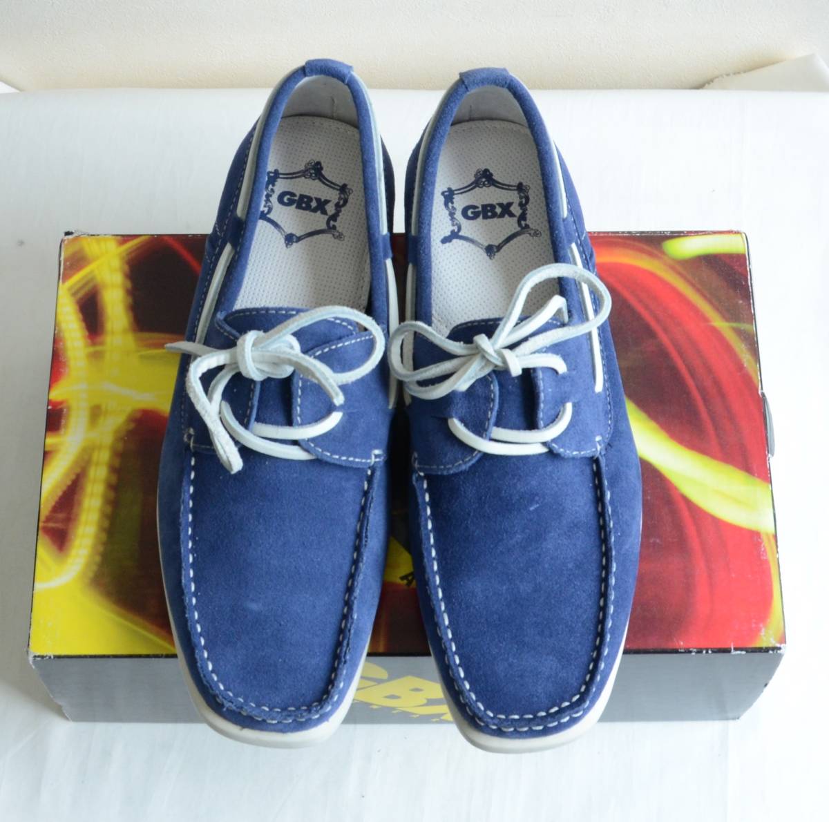 Yahoo!オークション - 未使用 GBX footwear デッキシューズ スエード s...