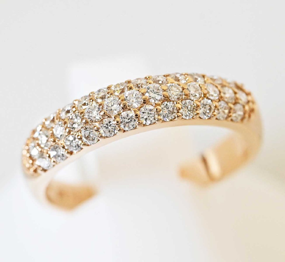 Yahoo!オークション - 7740 ポンテヴェキオ K18PG ダイヤ0.40ct ピンク...