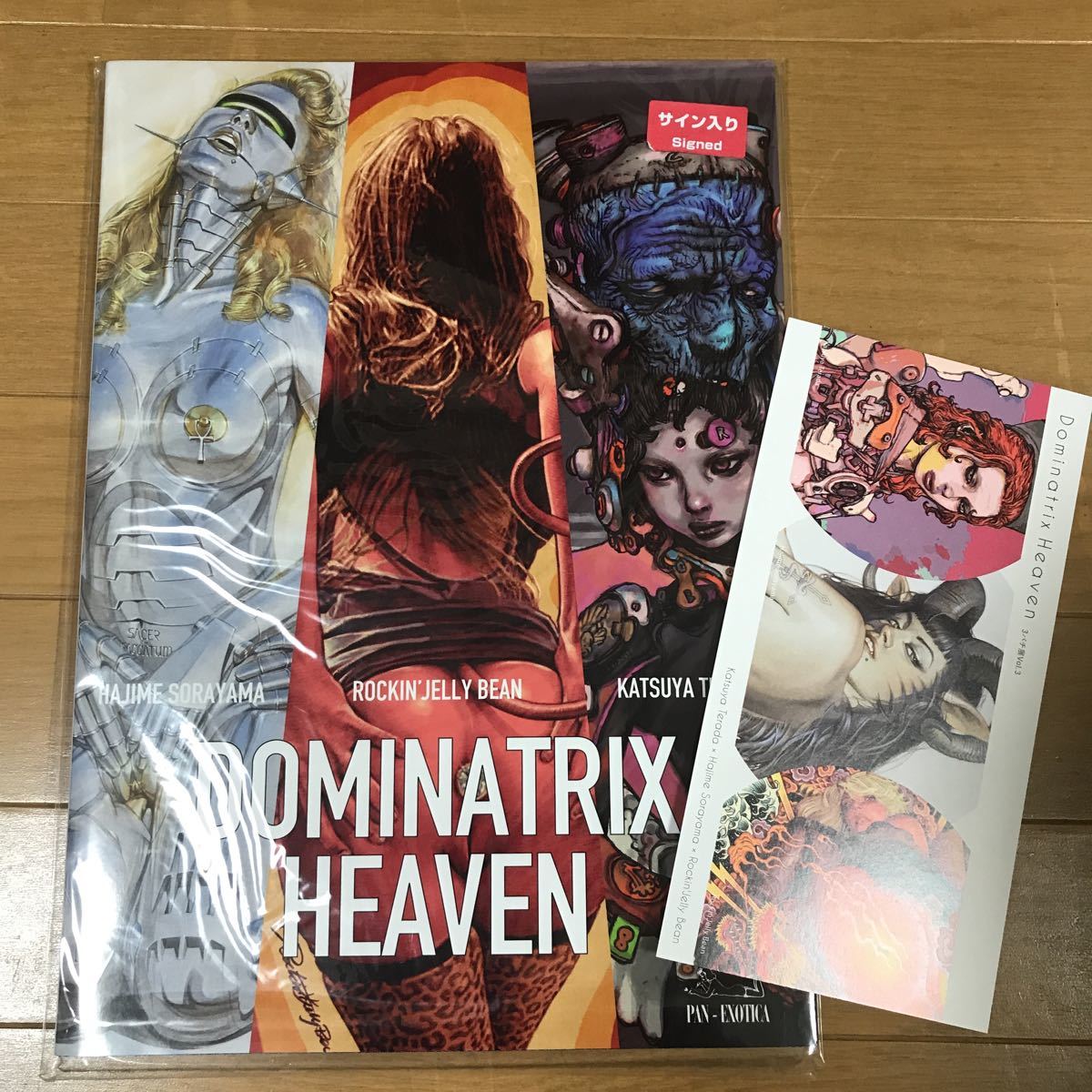 サイン入 Dominatrix Heaven 空山 基 寺田 克也 ロッキン ジェリービーン ハガキ付 画集 |売買されたオークション