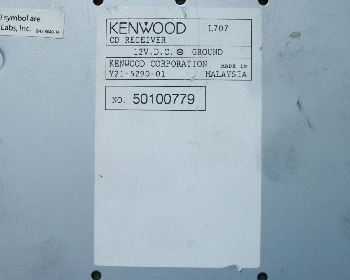 Yahoo!オークション - 送料無料 ケンウッド L707 1DIN CD デッキ CD プ...
