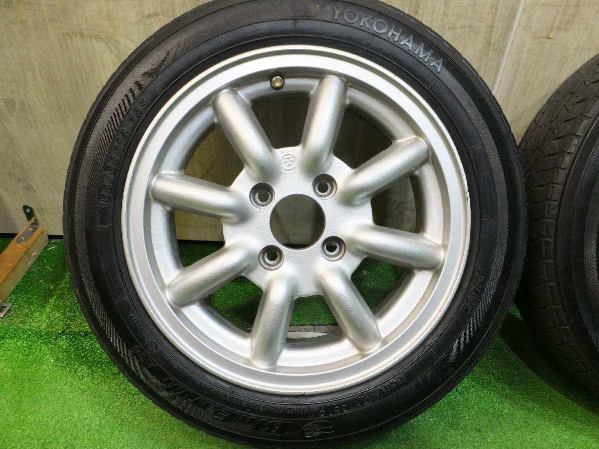 4本価格 155/65R14 ワタナベ F8F ヨコハマ ブルーアース A34 タイヤ ホイール 14インチ PCD100/4H(ラジアルタイヤ)｜売買されたオークション情報、yahooの商品 ...