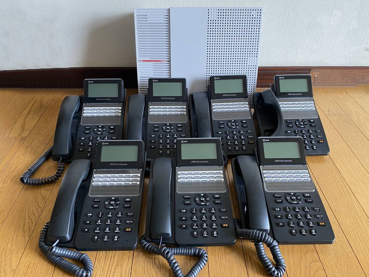 Yahoo!オークション - NTT αN1-S Ver5 18キー標準TEL＜黒＞ 7台