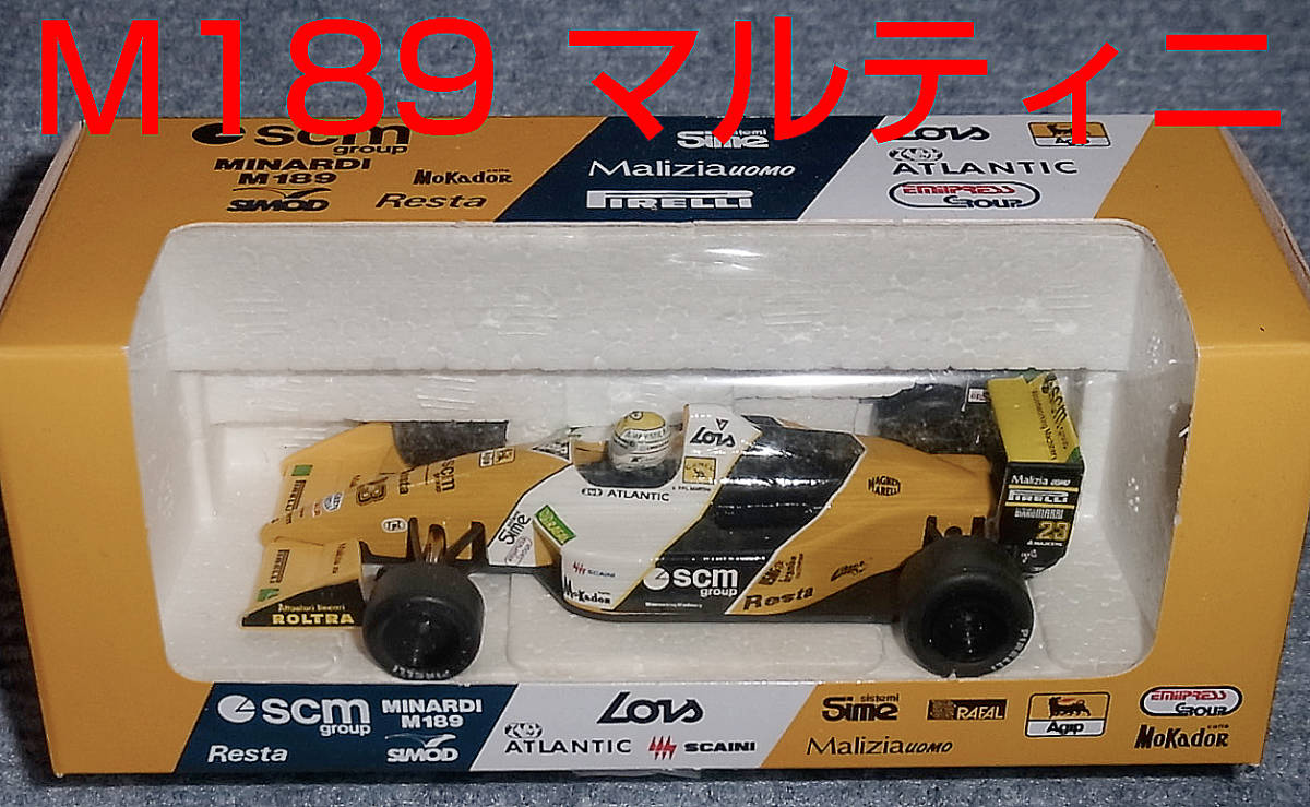 Yahoo!オークション - ONYX 1/43 ミナルディ フィード M189 マルティニ...