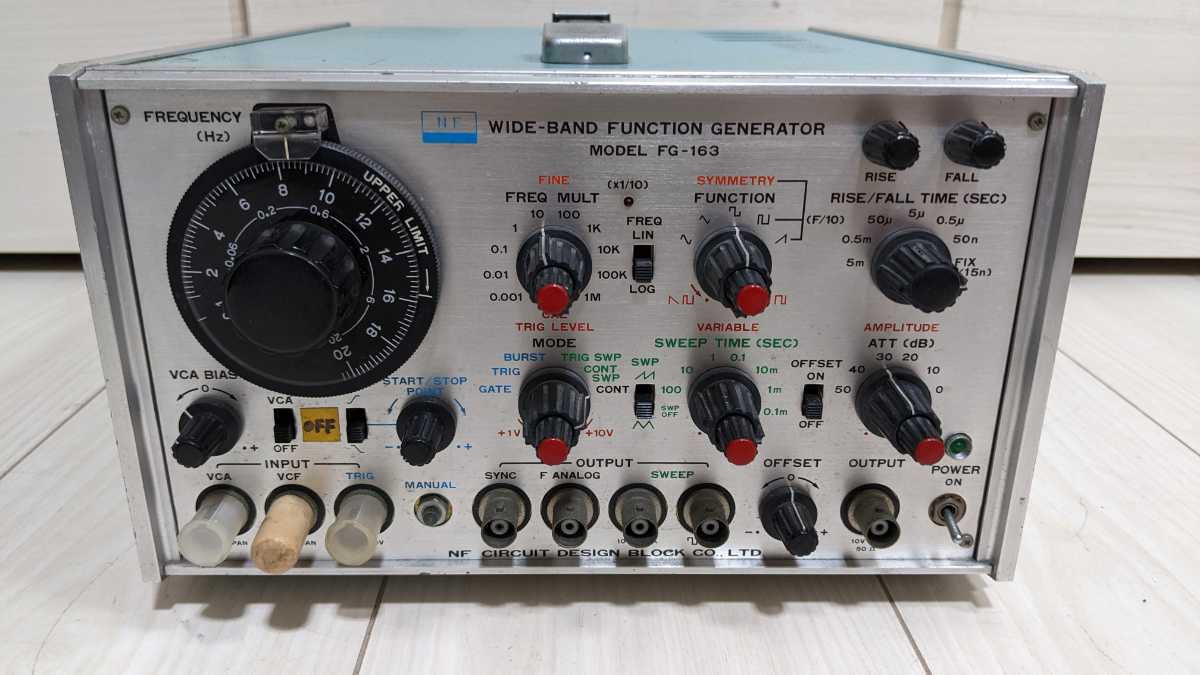 Yahoo!オークション - NF ワイドバンドファンクションジェネレーター F...