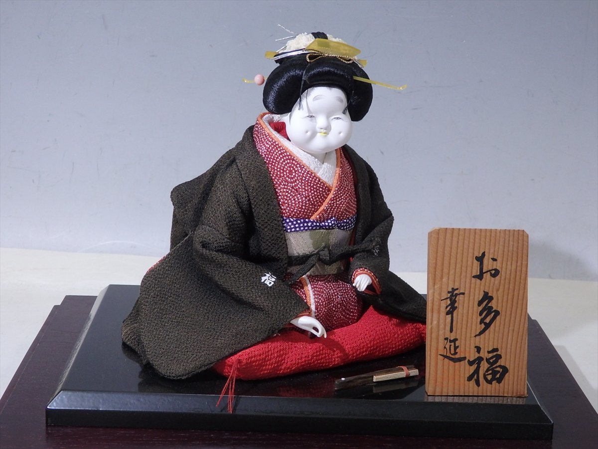 Yahoo!オークション - 純和風 幸延作【お多福人形 ガラスケース Yahoo!オークション - 純和風 幸延作【お多福人形 ガラスケース