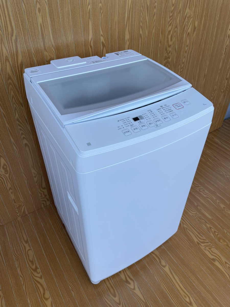 Yahoo!オークション - 美品 動作OK ニトリ 全自動洗濯機 9Kg NTR90 ト...