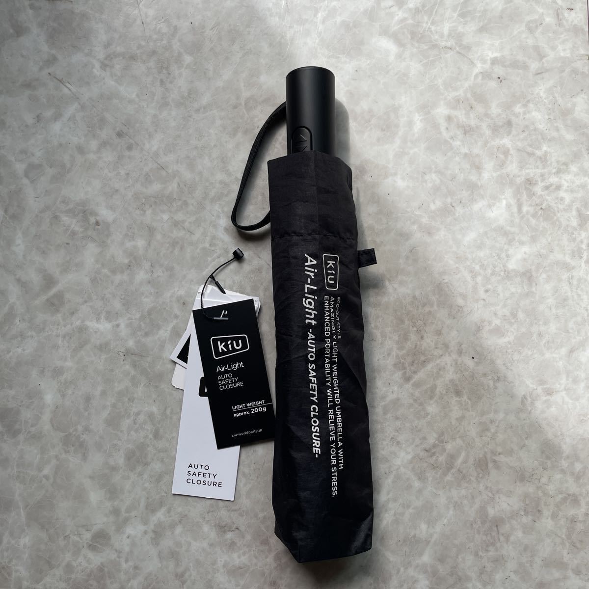 Yahoo!オークション - 新品 KiU 折り畳み 傘 エアライトオートセイフテ...