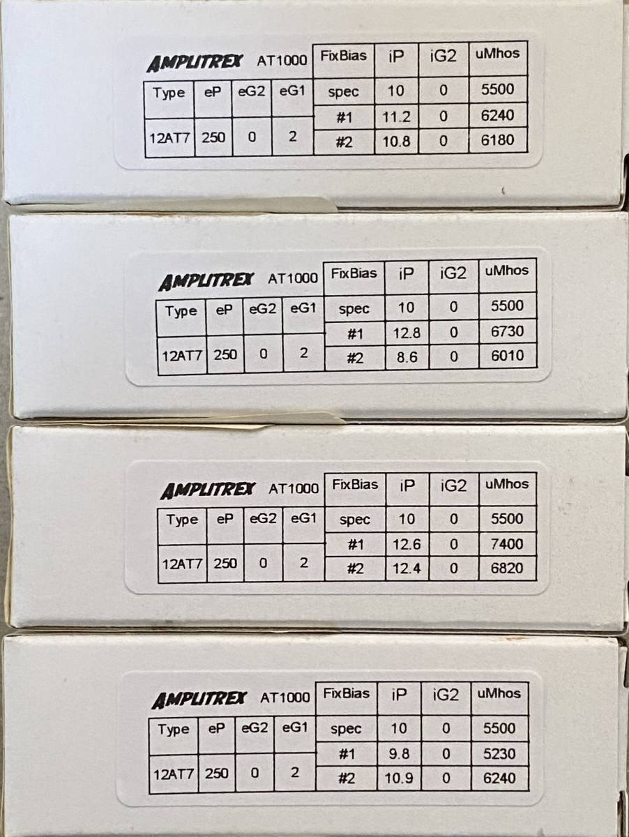 Yahoo!オークション - USED34415 GE 12AT7 4本セット