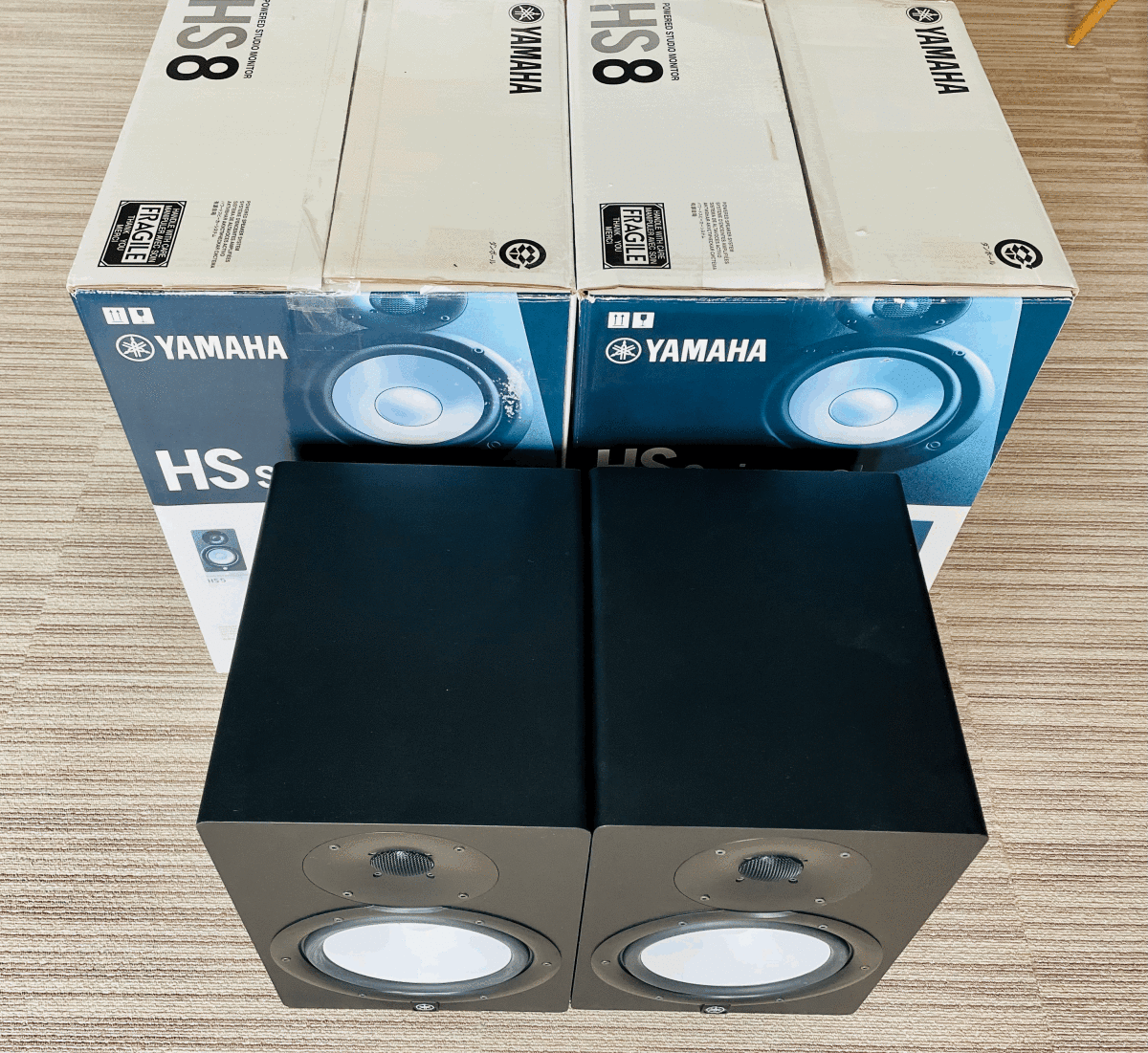 Yahoo!オークション - YAMAHA HS8 パワードモニタースピーカーペア
