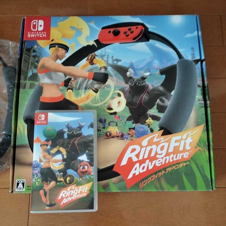 Yahoo オークション 【美品】nintendo Switch リングフィットアドベ