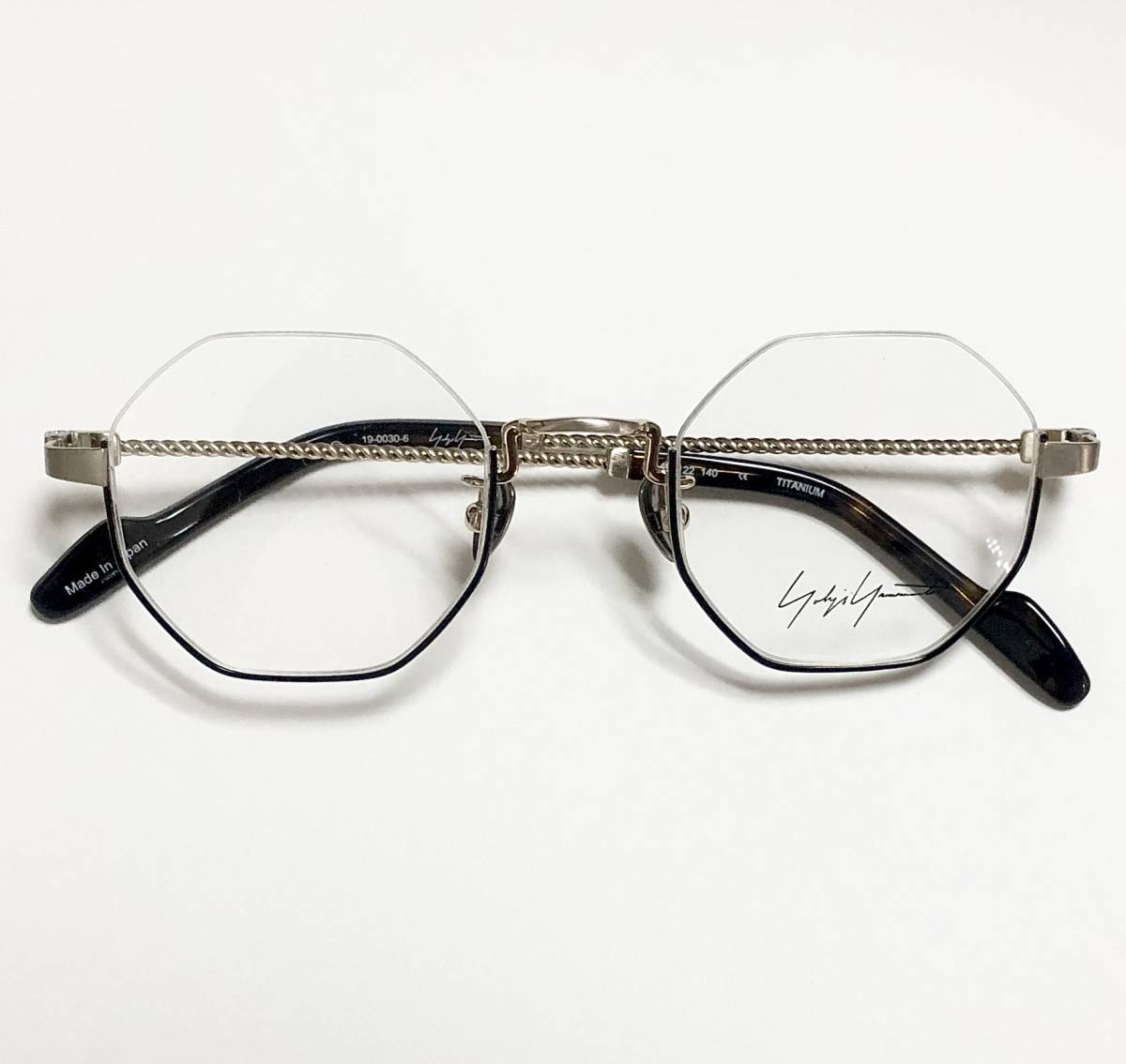 新品 Yohji Yamamoto ヨウジヤマモト メガネ 純正ケース付き 新品 Yohji Yamamoto ヨウジヤマモト メガネ 純正ケース付き