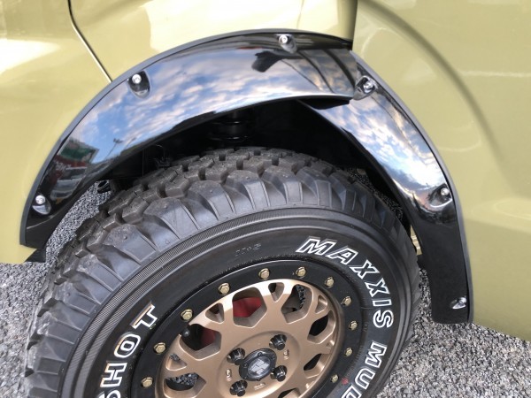 Yahoo!オークション - エブリィ DA64用 70㎜オーバーフェンダー＆オ...