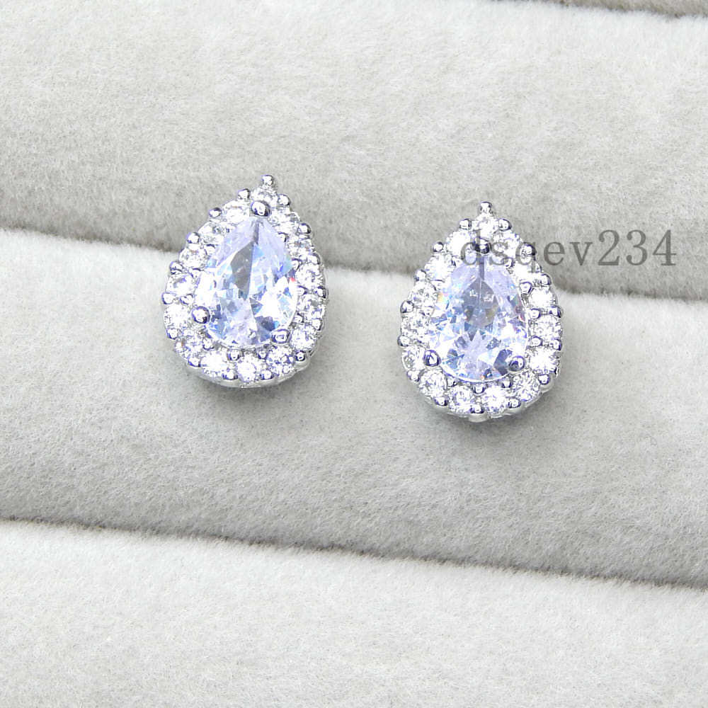 Yahoo!オークション - 約0.4ct CZホワイトダイヤモンドピアス 新品未使...