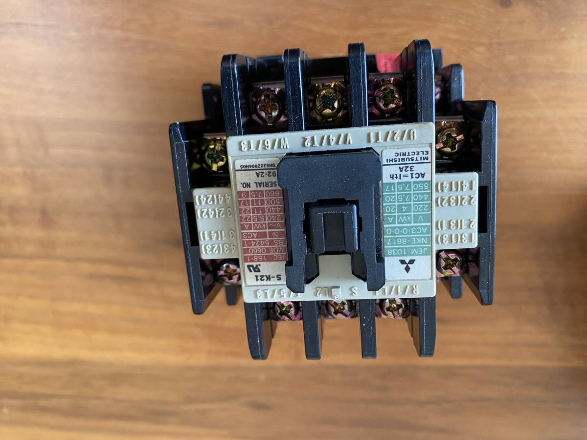 Yahoo!オークション - 三菱電磁接触器 マグネットスイッチ S-K21＋ SR-...