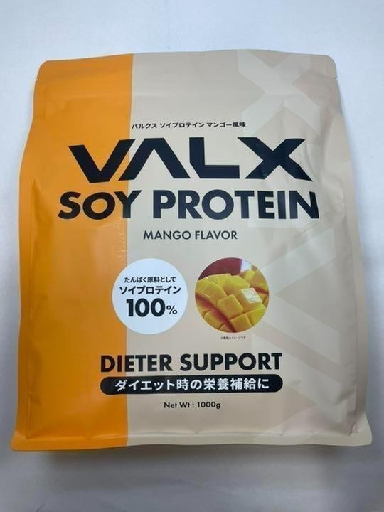 PayPayフリマ｜【新品未開封】バルクス VALX ソイプロテイン マンゴー風味 1kg