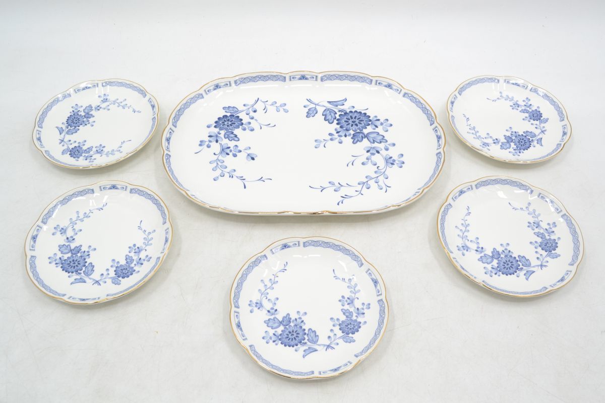 Yahoo!オークション - (72M 0906N21) 未使用 Nitto 大皿 プレート 5客 ...