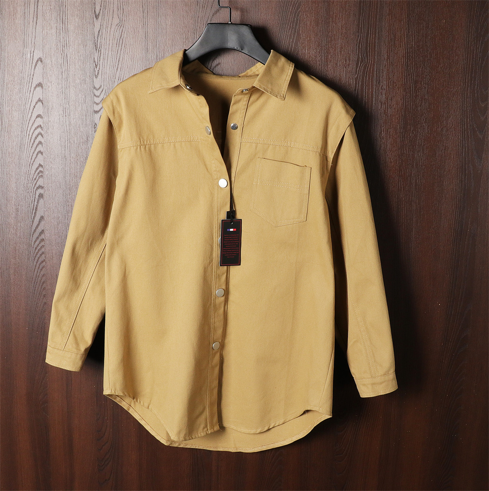 Yahoo!オークション - 新品GY133-M シャツ レディース 長袖 デニム 羽...