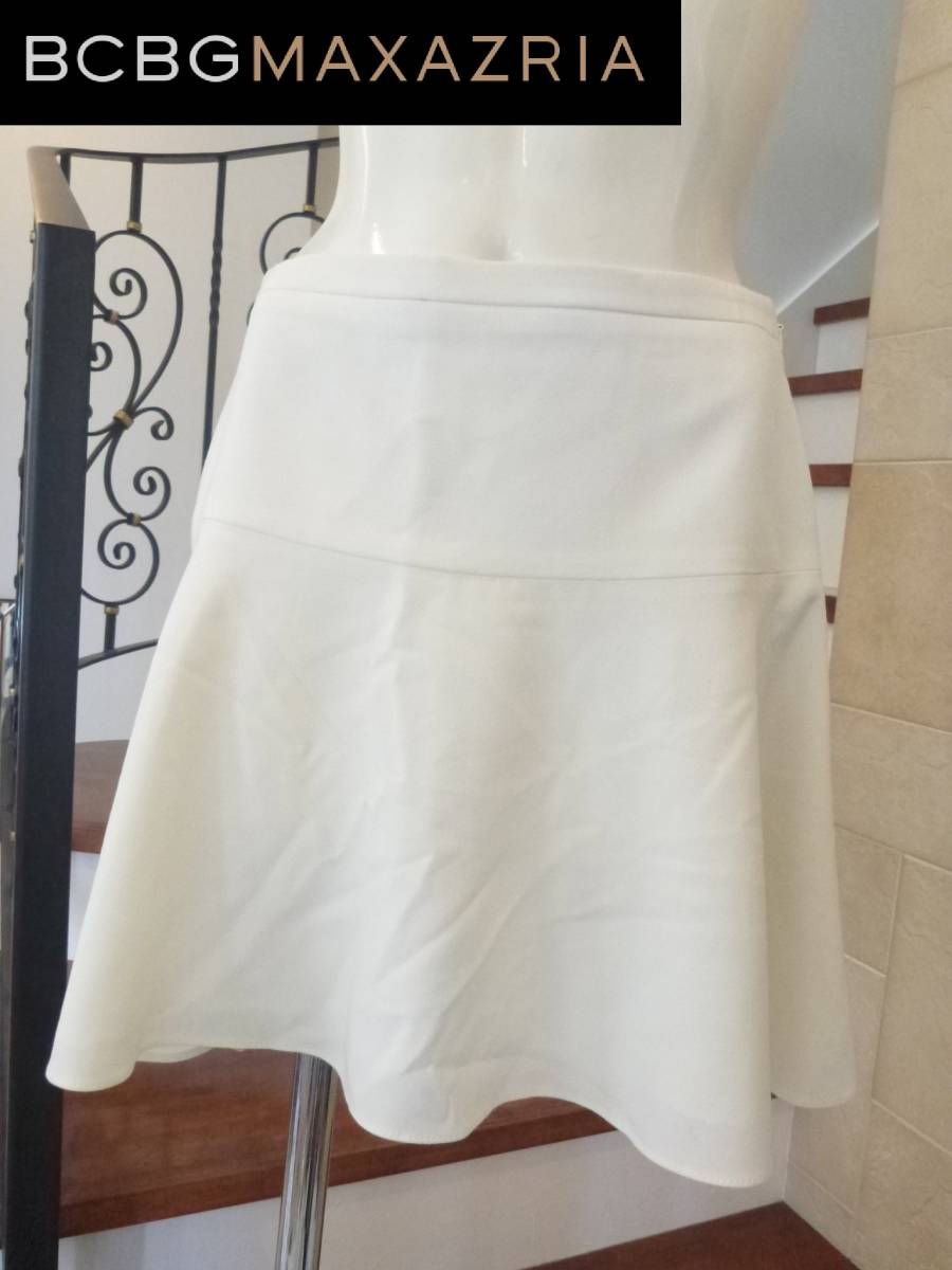 Yahoo!オークション - 美品 BCBG MAXAZRIA BCBGマックスアズリア 白 ホ...