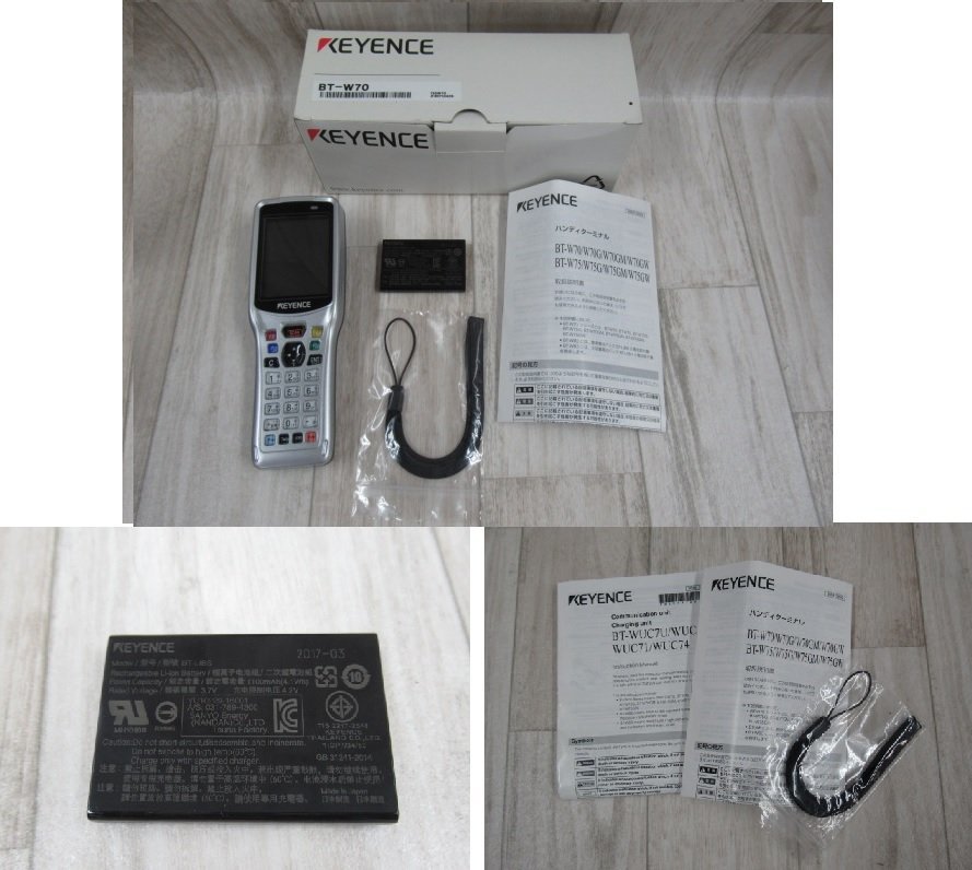 Yahoo!オークション - Ω ZZF 9987 保証有 KEYENCE【BT-W70 + BT-WUC7L...