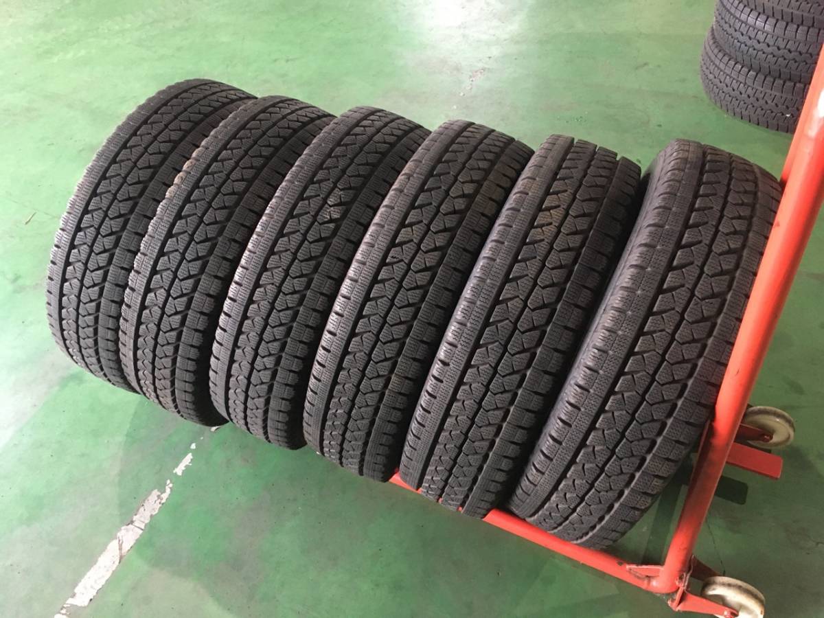 Yahoo!オークション - e532-2-8 205/75R16 BS 中古6本セット ブリヂス...