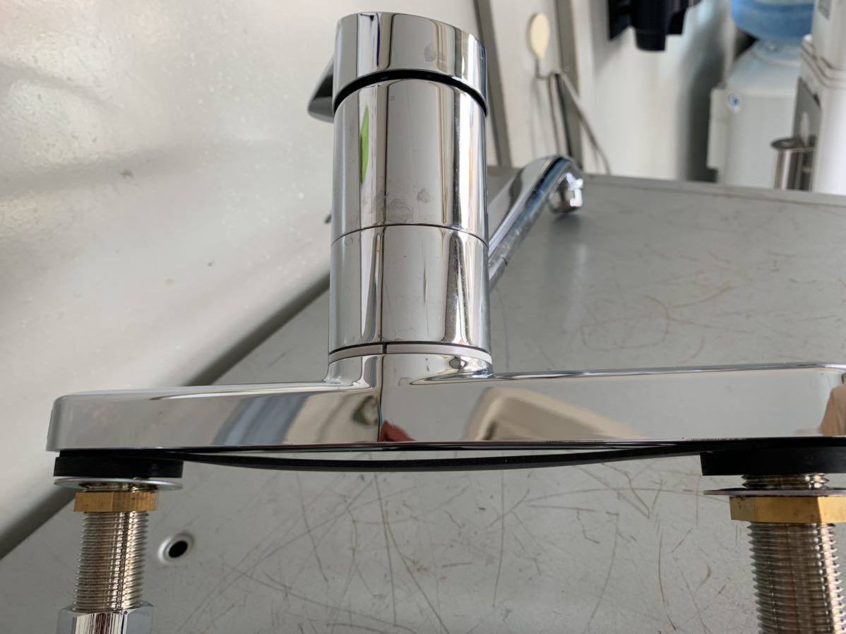 Yahoo!オークション - TOTO シングルレバー混合水栓 TKJ33U3R 美品本庄...