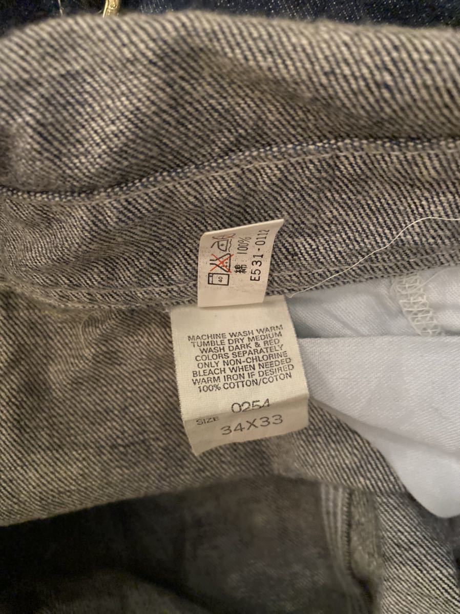 Yahoo!オークション - Lee リーのオーバーオール インディゴ w34