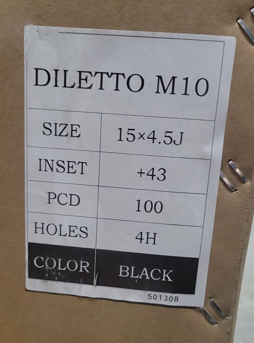 Yahoo!オークション - 4本 コスミック DILETTO M10 15 4.5J 4H100 +43 ...