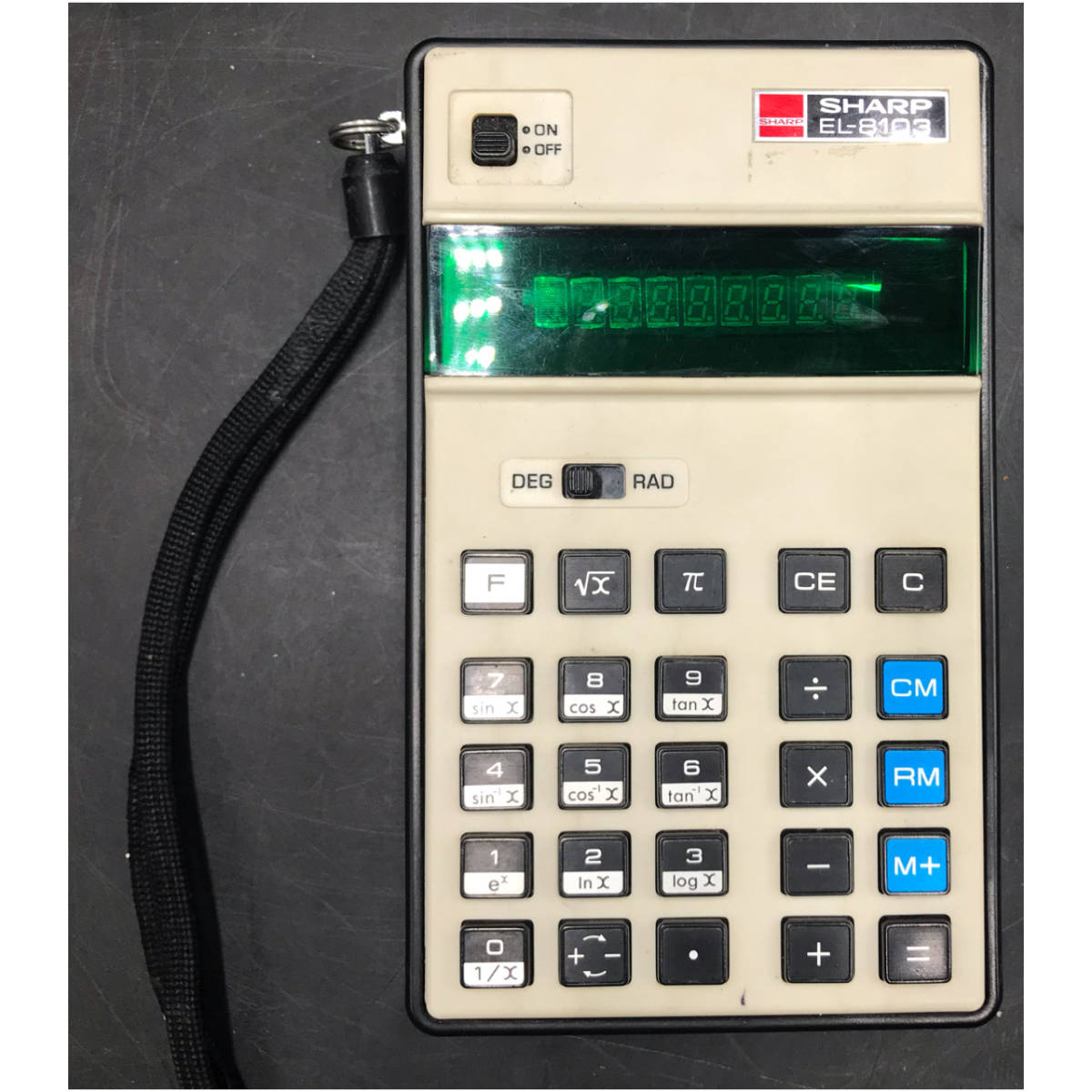 0902-8 SHARP EL-8103 8桁 関数電卓 昭和レトロ 動作未確認(電化製品)｜売買されたオークション情報、yahooの商品情報をアーカイブ公開 - オークファン（aucfan.com）