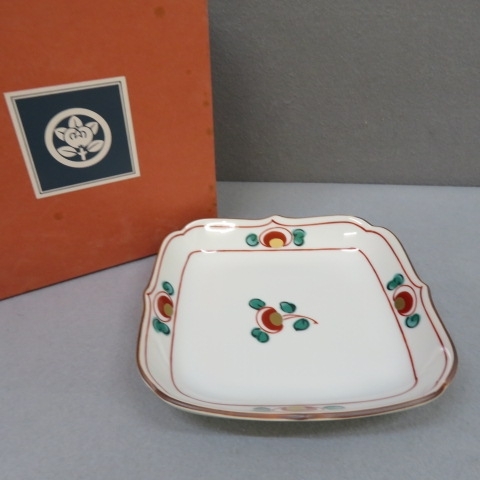 Yahoo!オークション - E341 たち吉 京赤絵 中皿揃 5枚組 和食器 未使用...