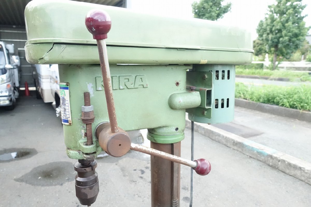 Yahoo!オークション - KIRA 13mm 卓上ボール盤 NSD-13R 架台付き 100V ...