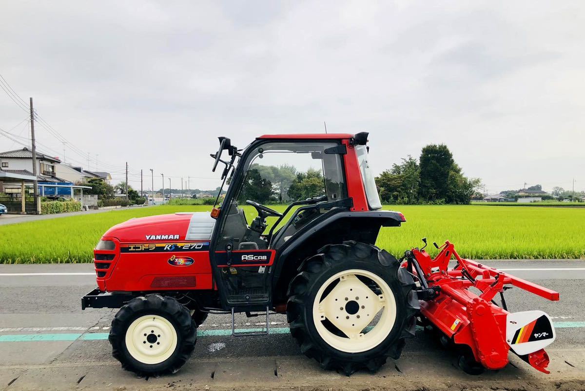 ヤンマーエコトラ RS-270 YANMAR EcoTra 4WD エアコンキャビン エコディーゼル 深浅回動ヤンマーRSB171Mロータリー 使用時間776(車体)｜売買されたオークション ...