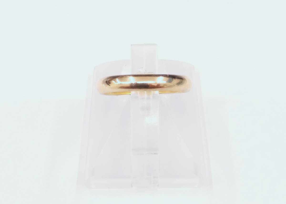 Yahoo!オークション - K18 10号 2.60g リング シンプルデザイン ゴール...