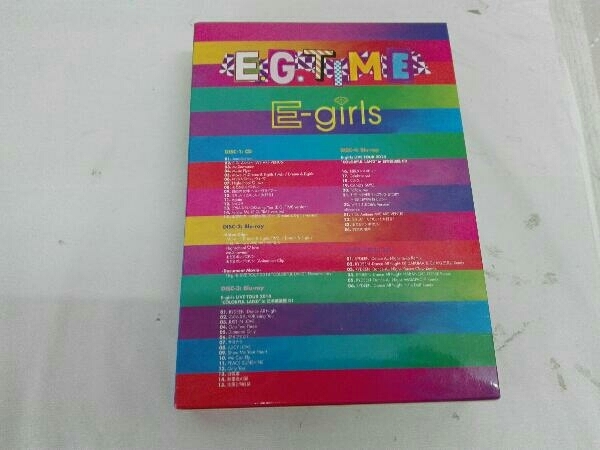 Yahoo!オークション - E-girls CD E.G.TIME(初回限定盤B)(3Blu-ray Dis...